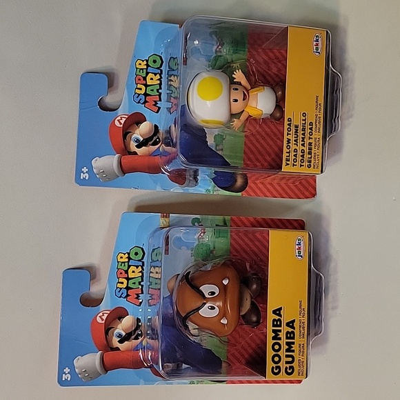 Jakks Pacific | Toys | New Jakks Pacific Super Mario 25 Yellow Toad ...